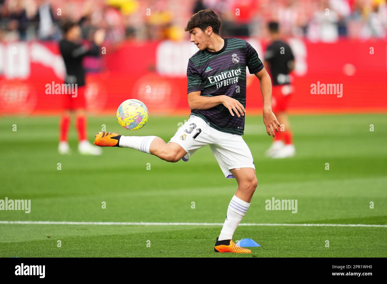Mario Martin of Real Madrid during the La Liga match between Girona FC ...
