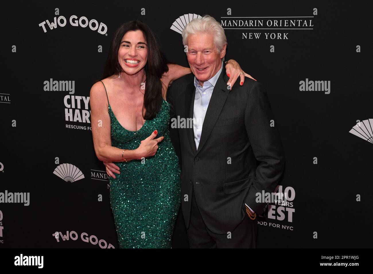New York, USA. 25th Apr, 2023. Richard Gere and Sandra Ripert attend ...