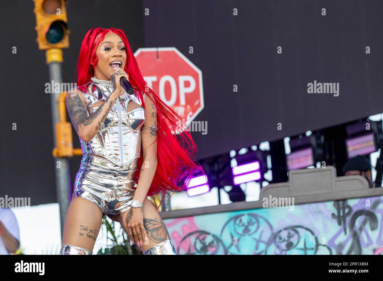 Glorilla rapper hi-res stock photography and images - Alamy