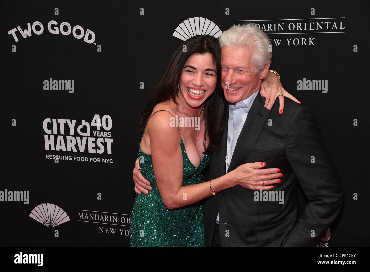New York, USA. 25th Apr, 2023. Richard Gere and Sandra Ripert attend ...