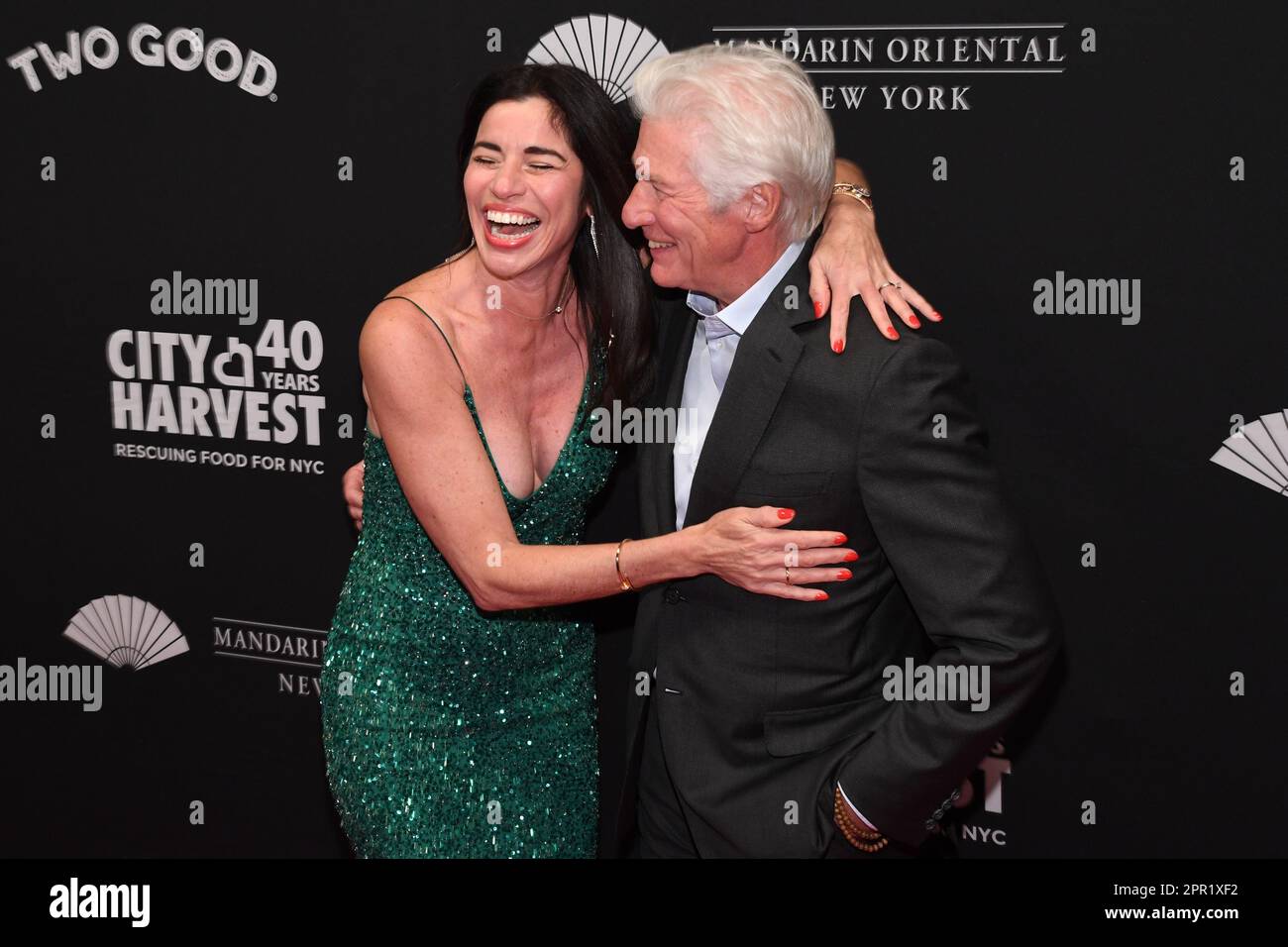New York, USA. 25th Apr, 2023. Richard Gere and Sandra Ripert attend ...
