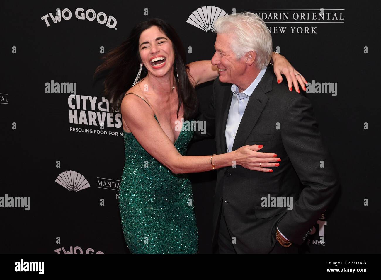 New York, USA. 25th Apr, 2023. Richard Gere and Sandra Ripert attend ...