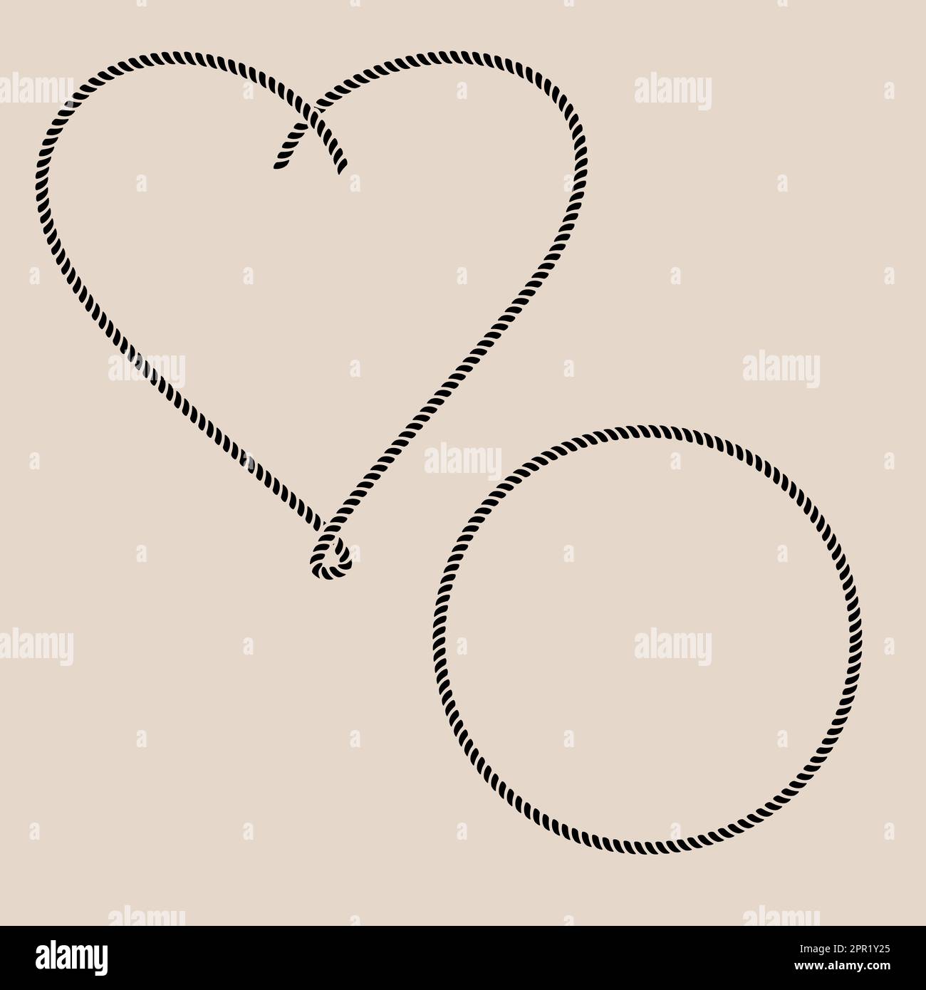 Endless rope Stock Vector Images - Alamy