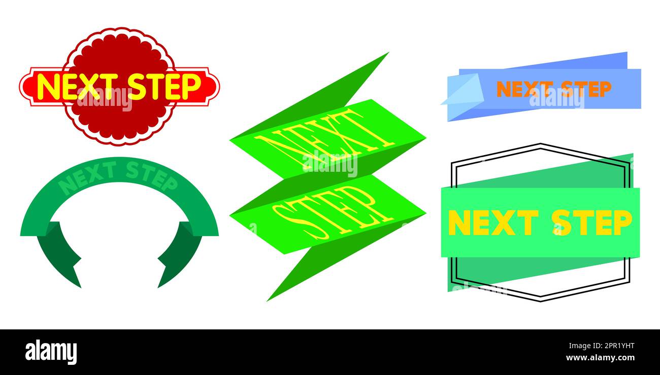 The next step forward Stock Vector Images - Alamy