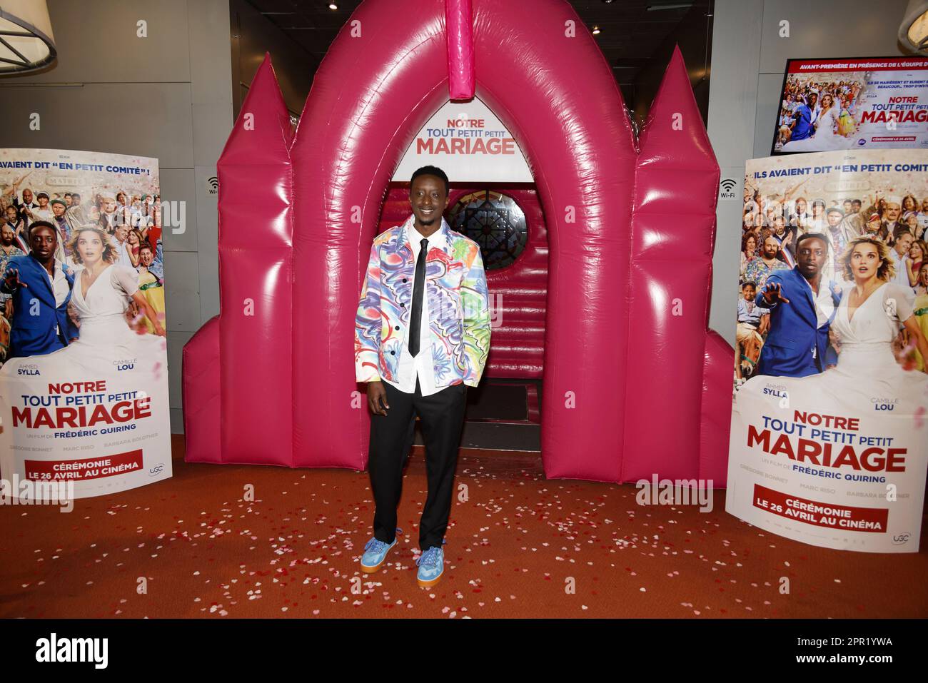 Paris, France. 25th Apr, 2023. Ahmed Sylla attends the 'Notre tout ...