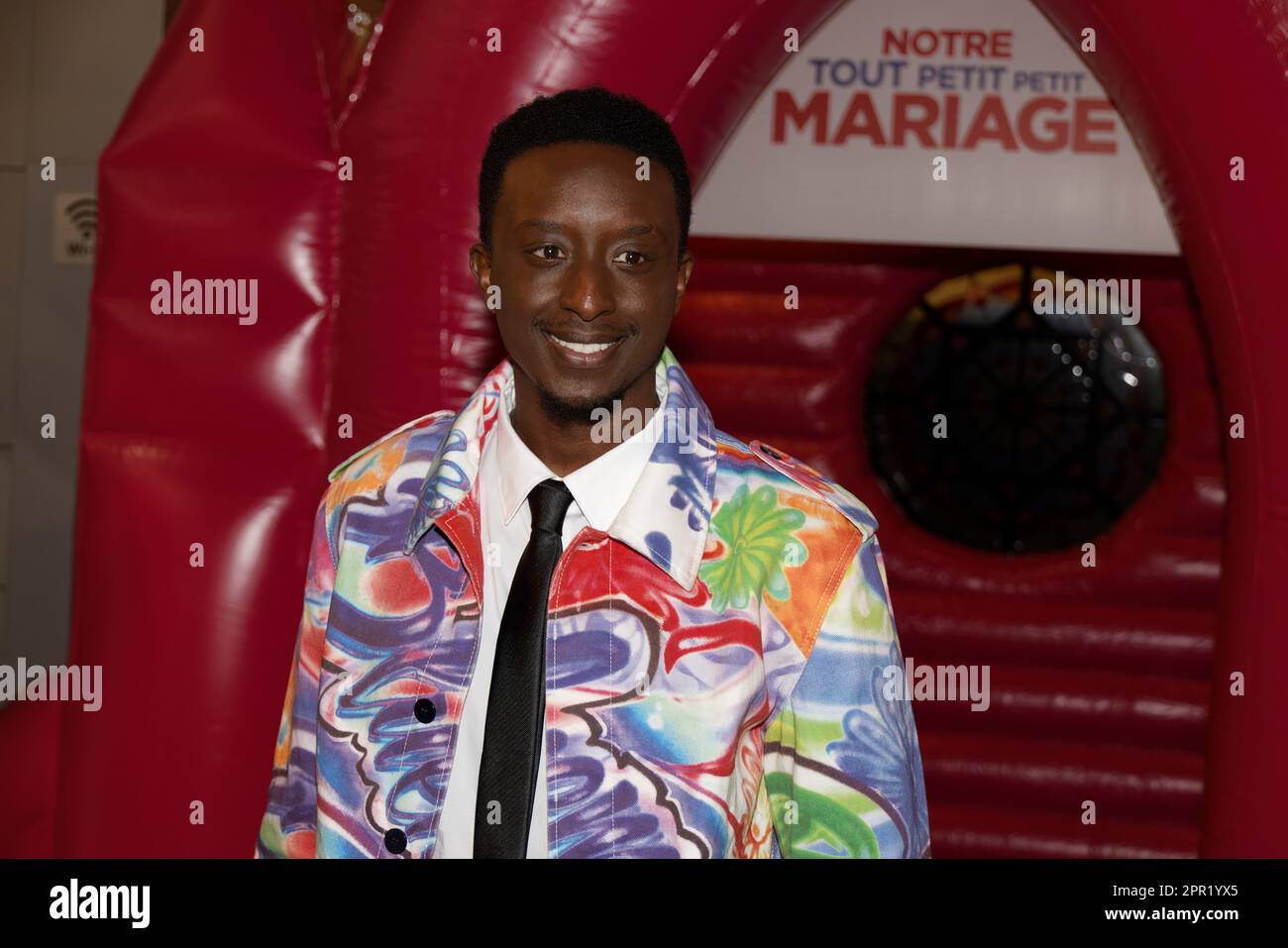 Paris, France. 25th Apr, 2023. Ahmed Sylla attends the 'Notre tout ...