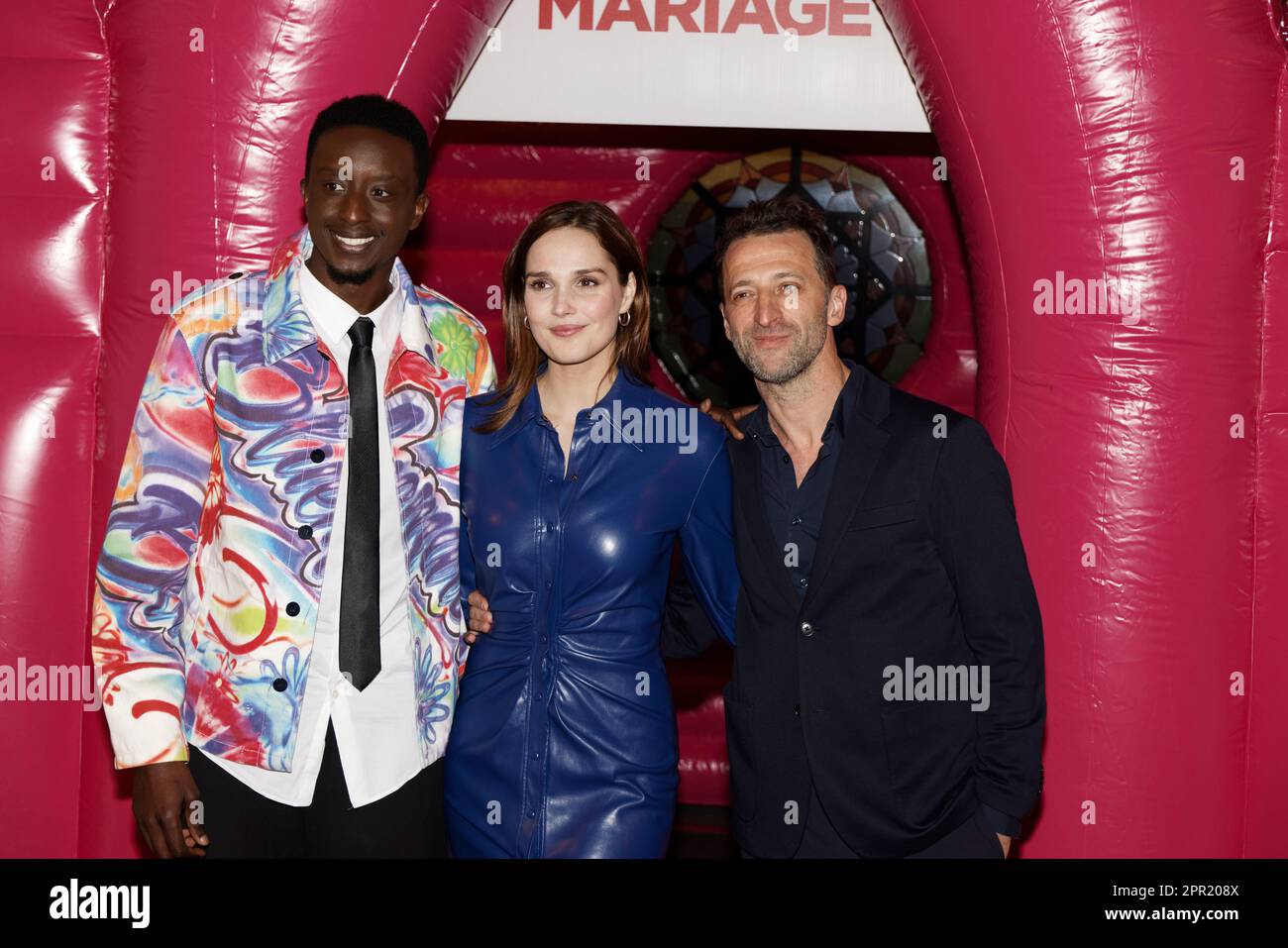 Paris, France. 25th Apr, 2023. 'Notre tout petit petit mariage ...