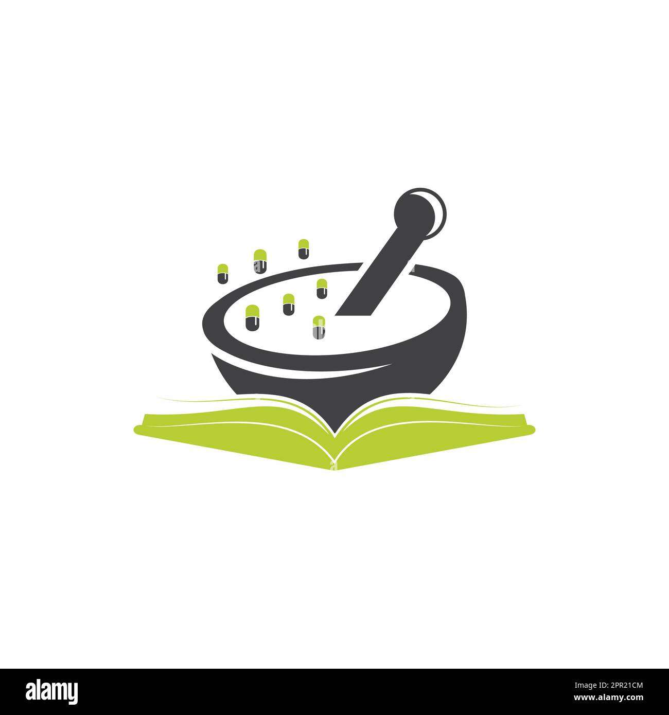 Pharmacy book vector logo design. Medical study logo design concept ...