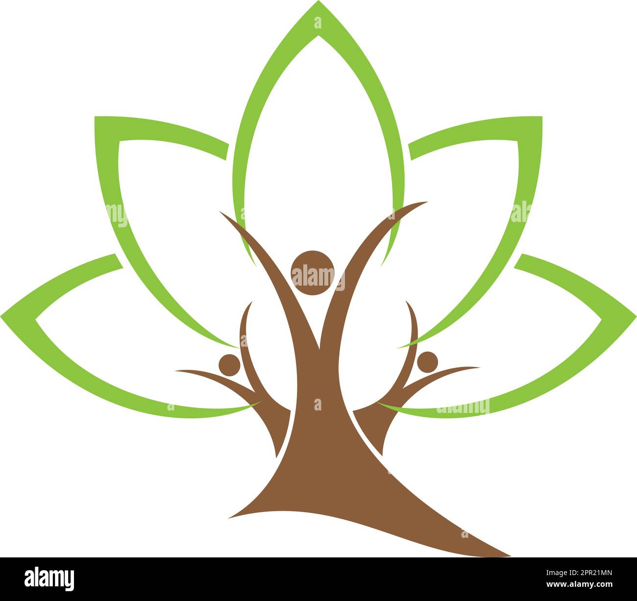 People, tree, gardener, naturopath, logo Stock Vector Image & Art - Alamy