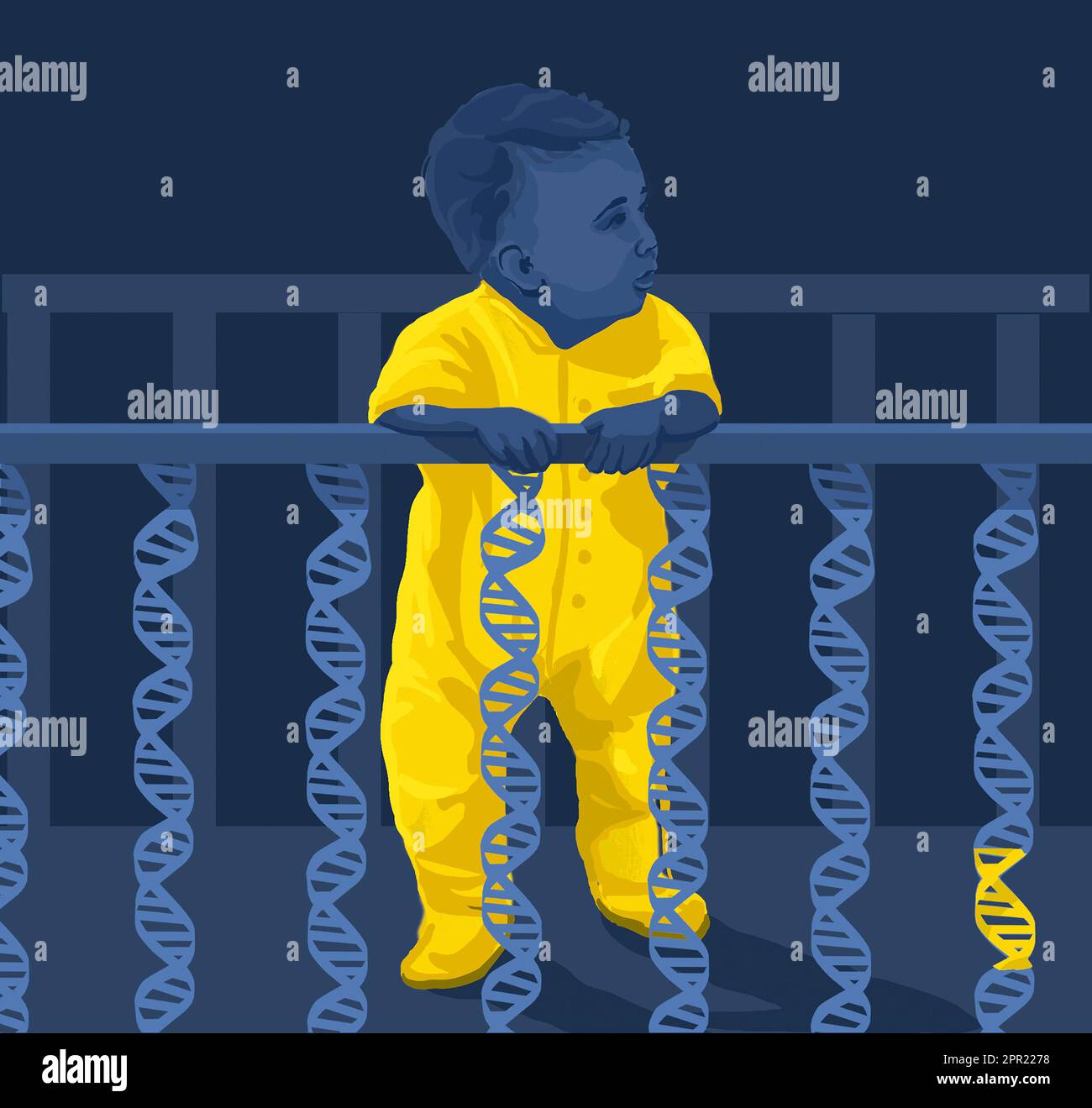 Gene editing, conceptual illustration Stock Photo - Alamy