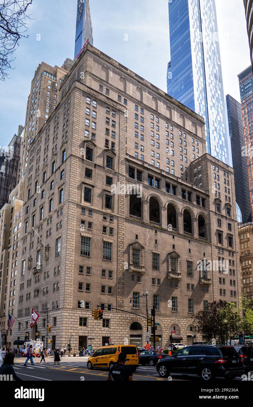 New York, NY - USA - April 14, 2023 View of the City House, a 24-story ...