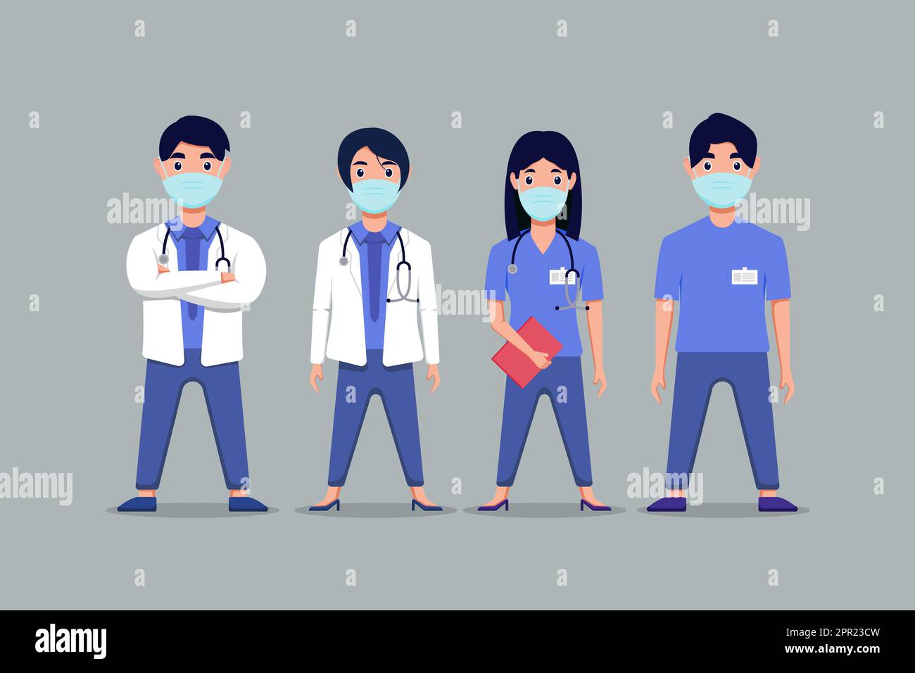 Facemask character Stock Vector Images - Alamy