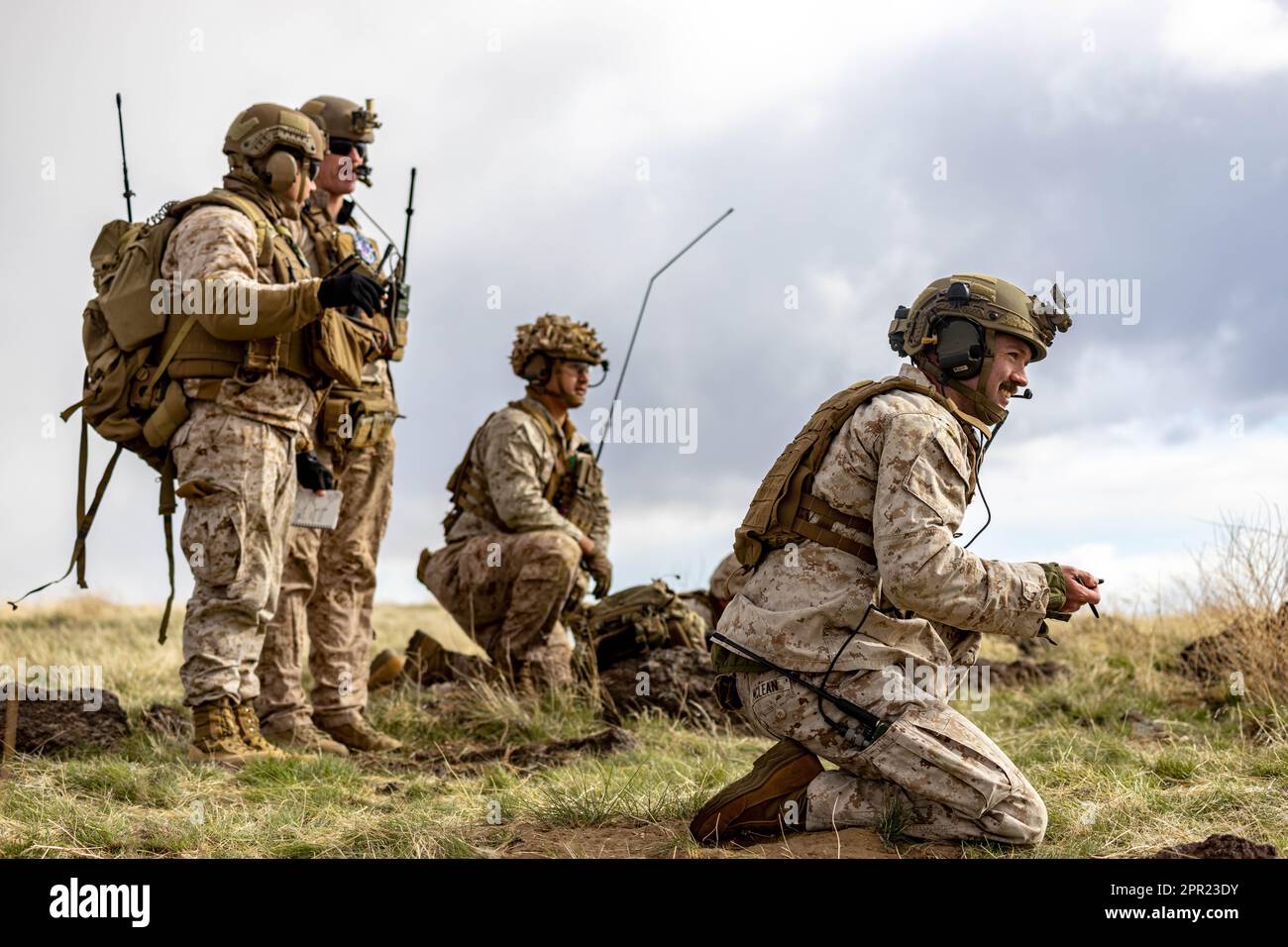 U.S. Marines Corps Joint Tactical Air Controllers with 1st Marine ...