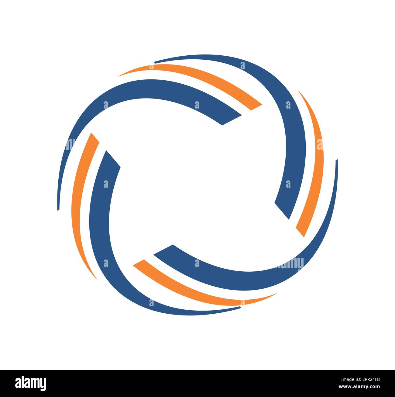 Swoosh Circle Logo Vector Icon Stock Vector Image & Art - Alamy