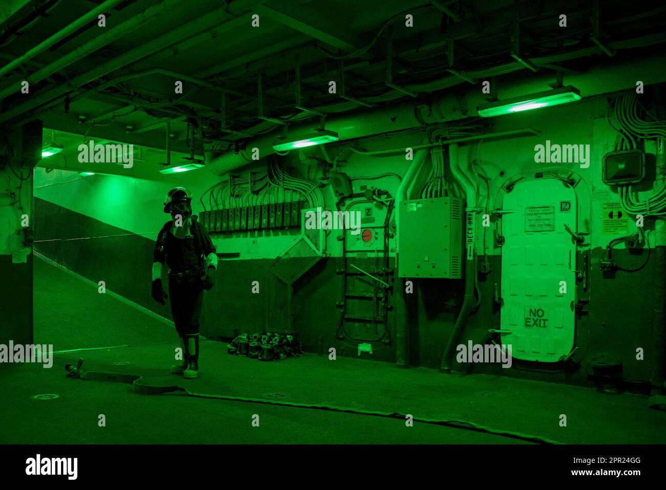 ATLATIC OCEAN (April 19, 2023) Personnel Specialist Seaman Tyrone ...