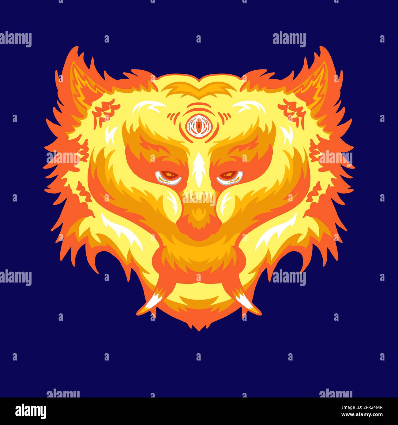 Flaming lion Stock Vector Images - Alamy