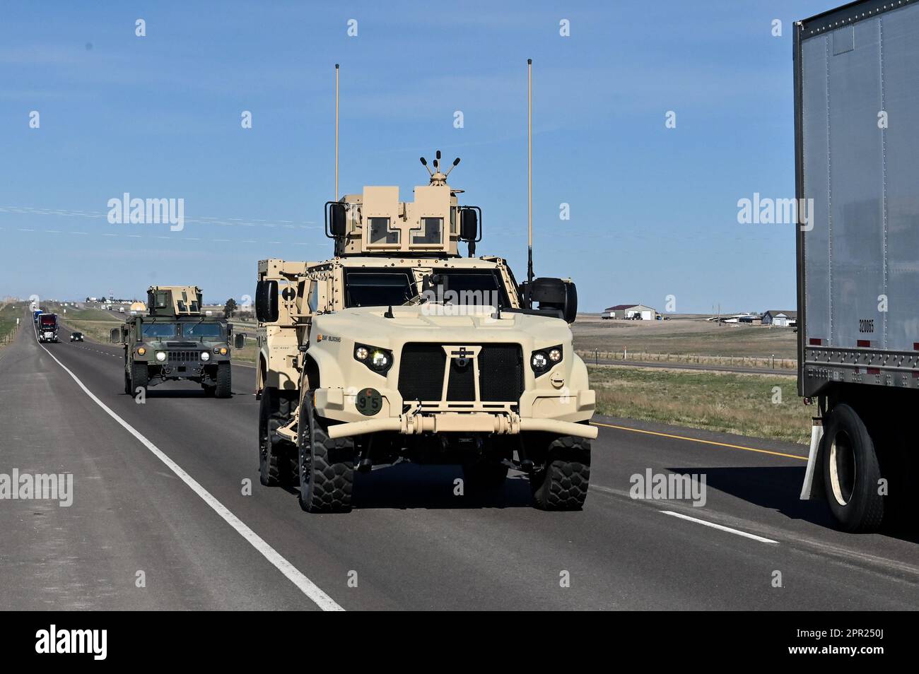 Airmen from the 90th Missile Security Forces Squadron depart F.E ...