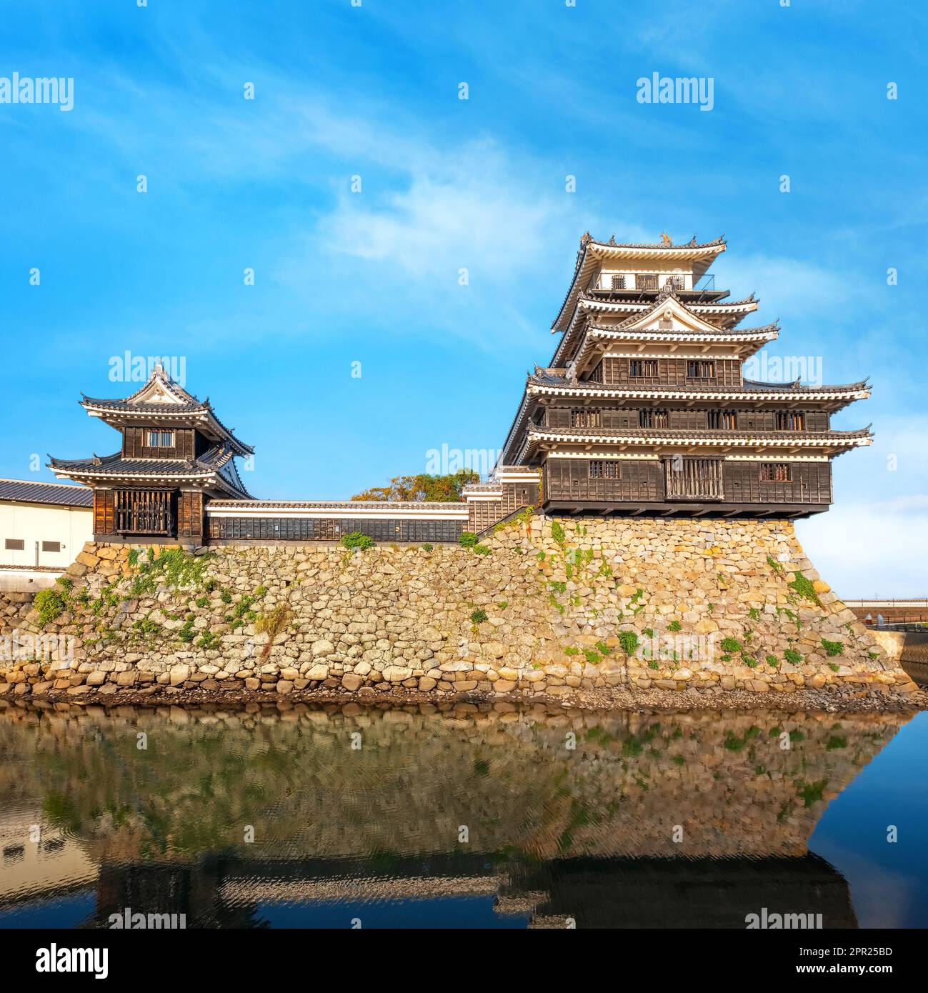 Nakatsu, Japan - Nov 26 2022: Nakatsu Castle known as one of the three ...