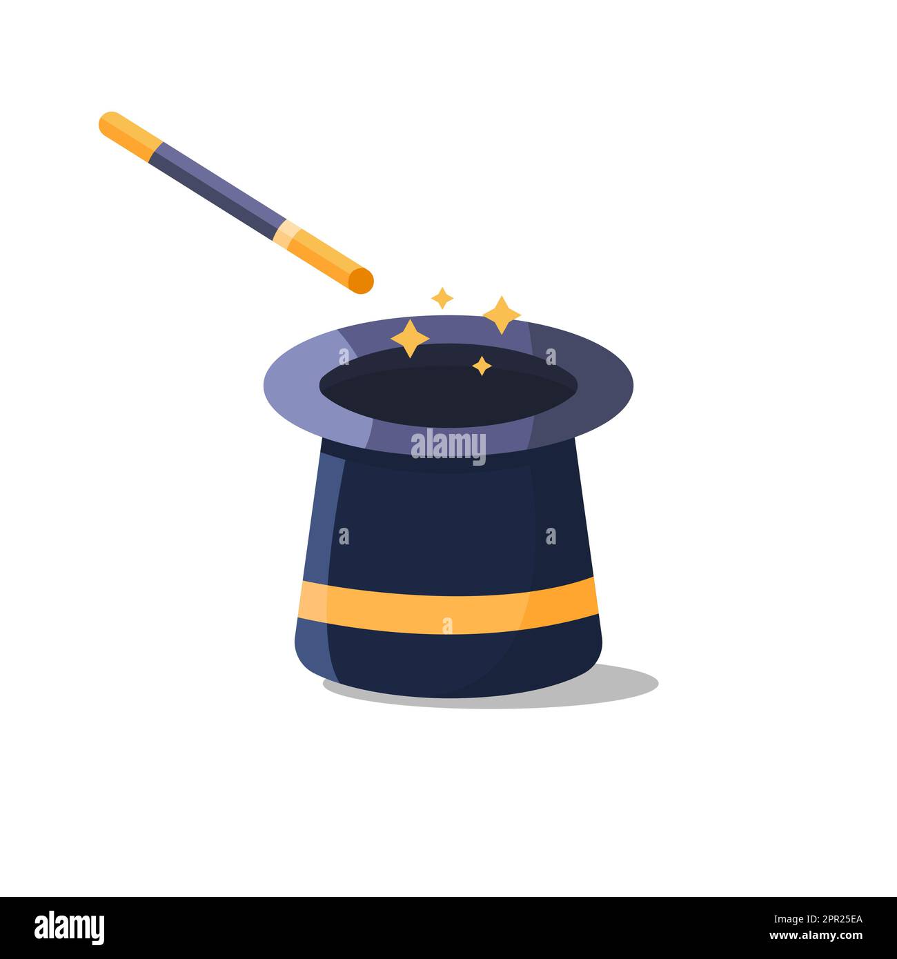 simple magician hats Stock Vector Image & Art - Alamy