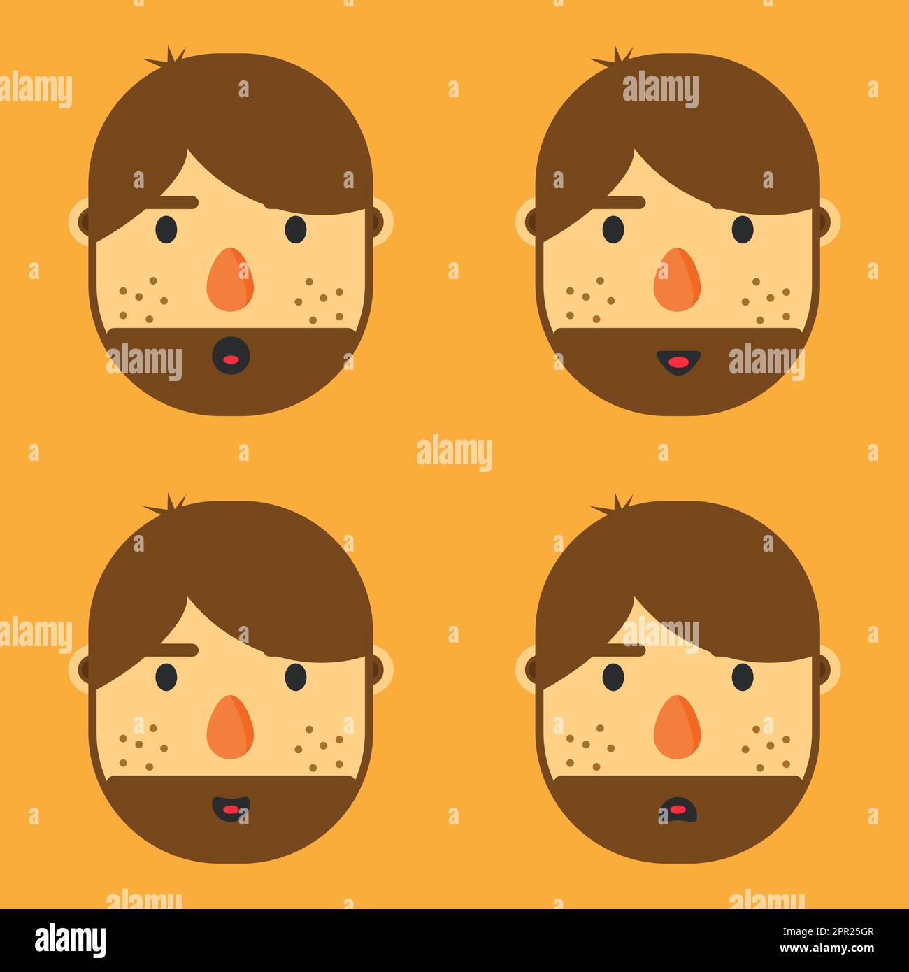 character design illustration of men faces Stock Vector Image & Art - Alamy