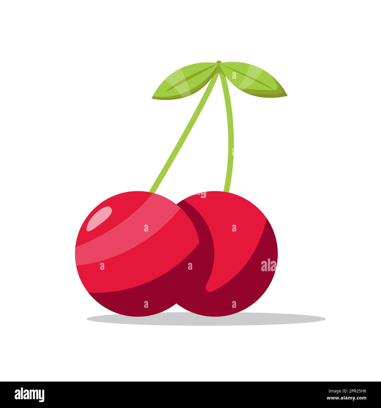 cartoon cherry fruit Stock Vector Image & Art - Alamy