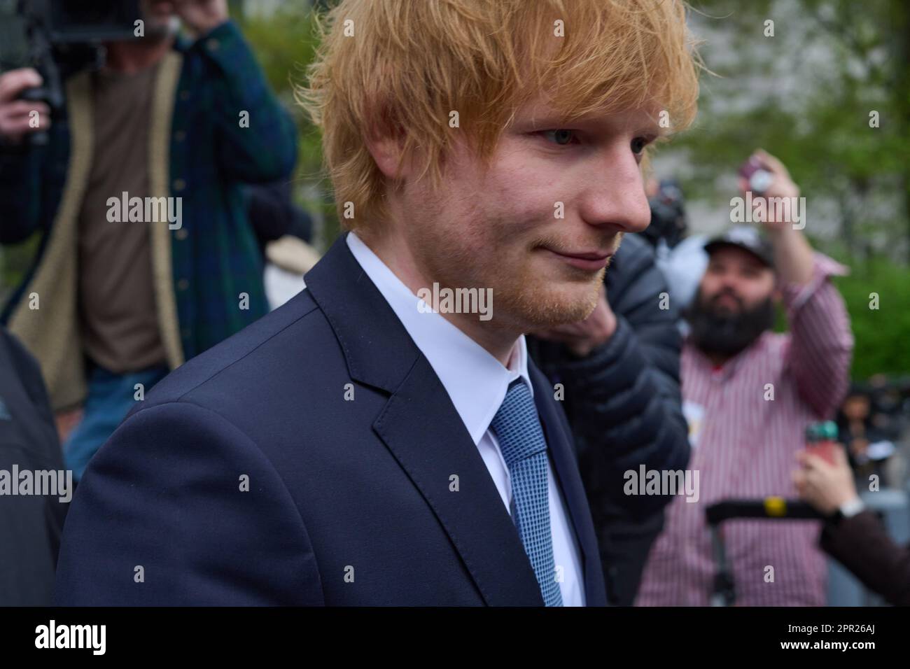 New York, New York, USA. 25th Apr, 2023. British music artist, Ed ...