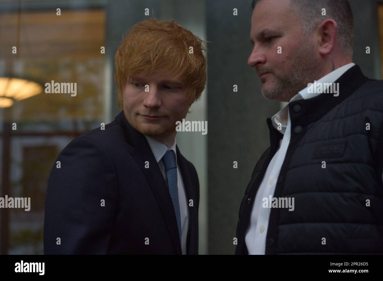 New York, New York, USA. 25th Apr, 2023. British music artist, Ed ...