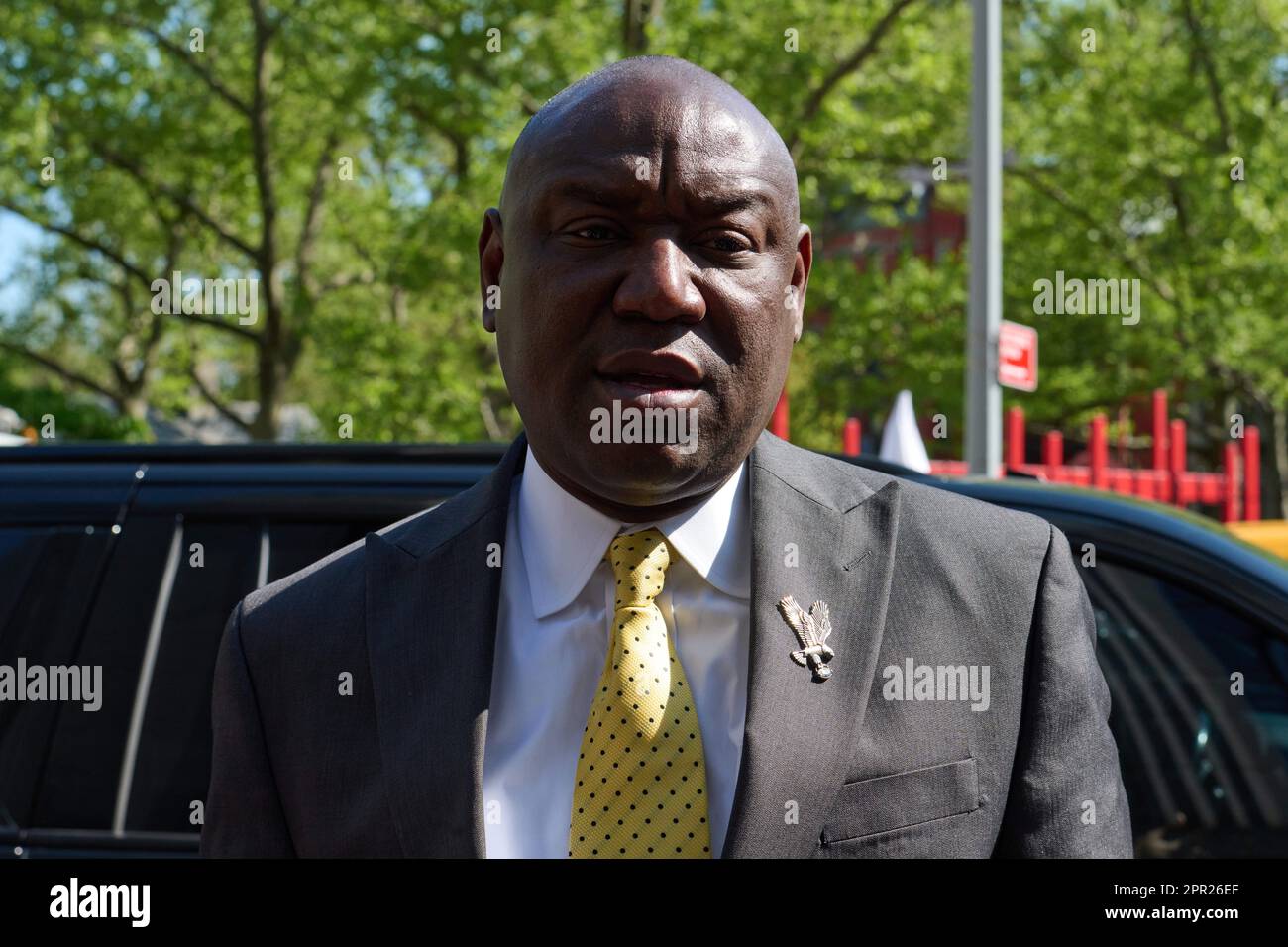 New York, New York, USA. 25th Apr, 2023. Attorney Ben Crump ...