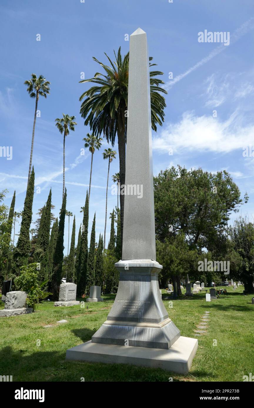 Los Angeles, California, USA 22nd April 2023 Obelisk and Elgar Tevis Smith and Alice Smith ...