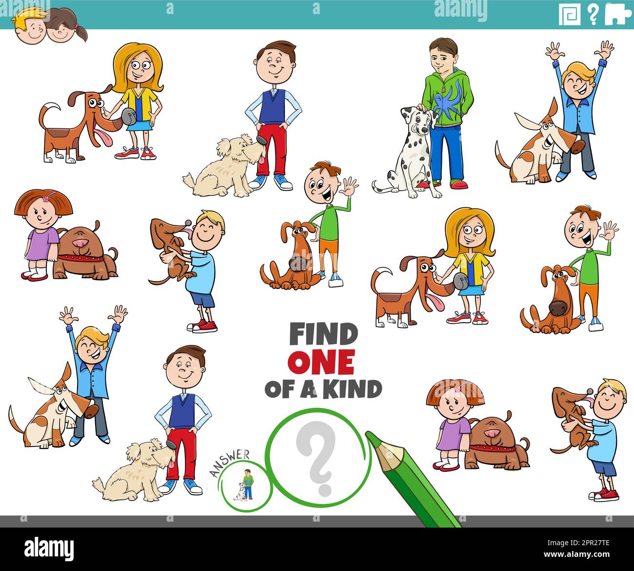 Multiple dogs Stock Vector Images - Alamy