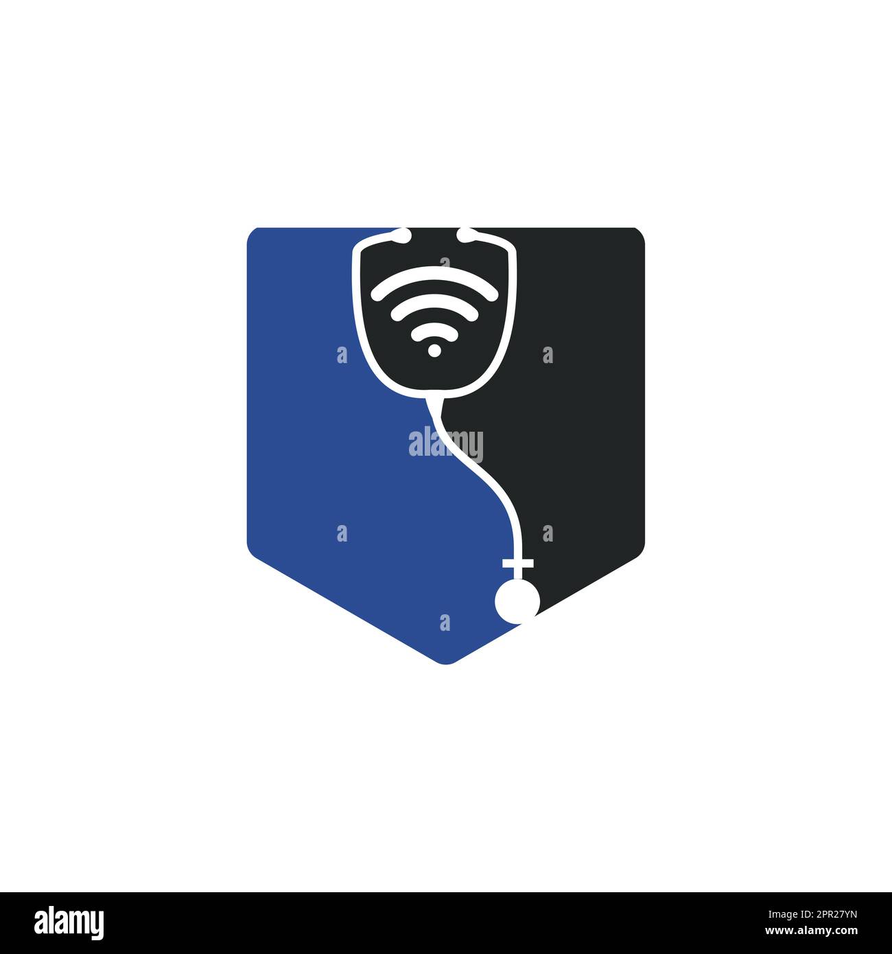 Stethoscope Wifi Medical Logo Icon Design. Stethoscope with wifi ...