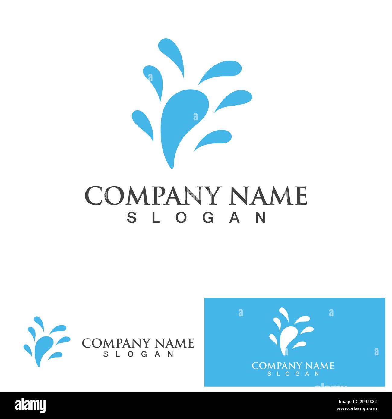 Splash water logo and symbol vector Stock Vector Image & Art - Alamy