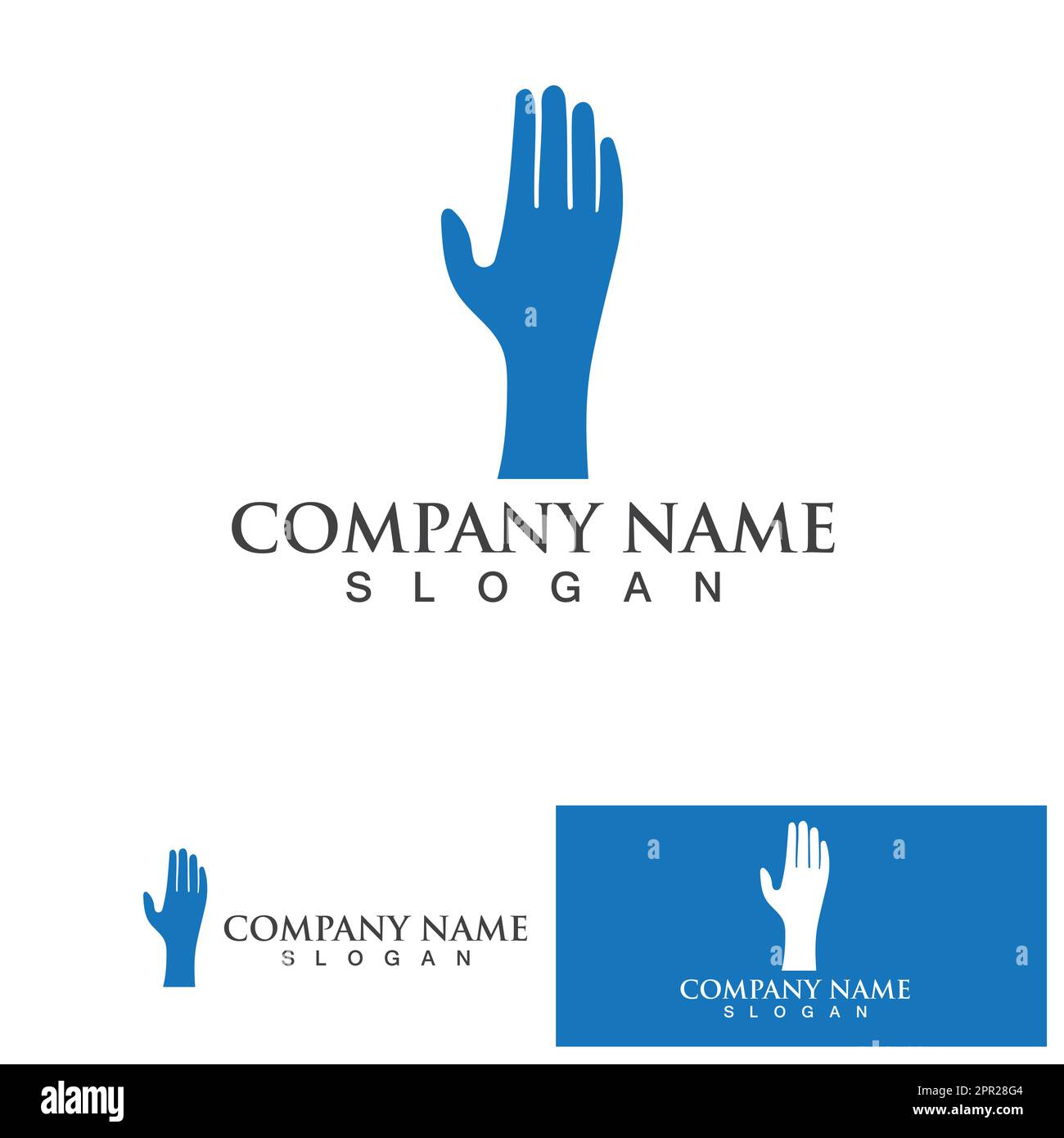 Hand hope logo and symbol vector template Stock Vector Image & Art - Alamy