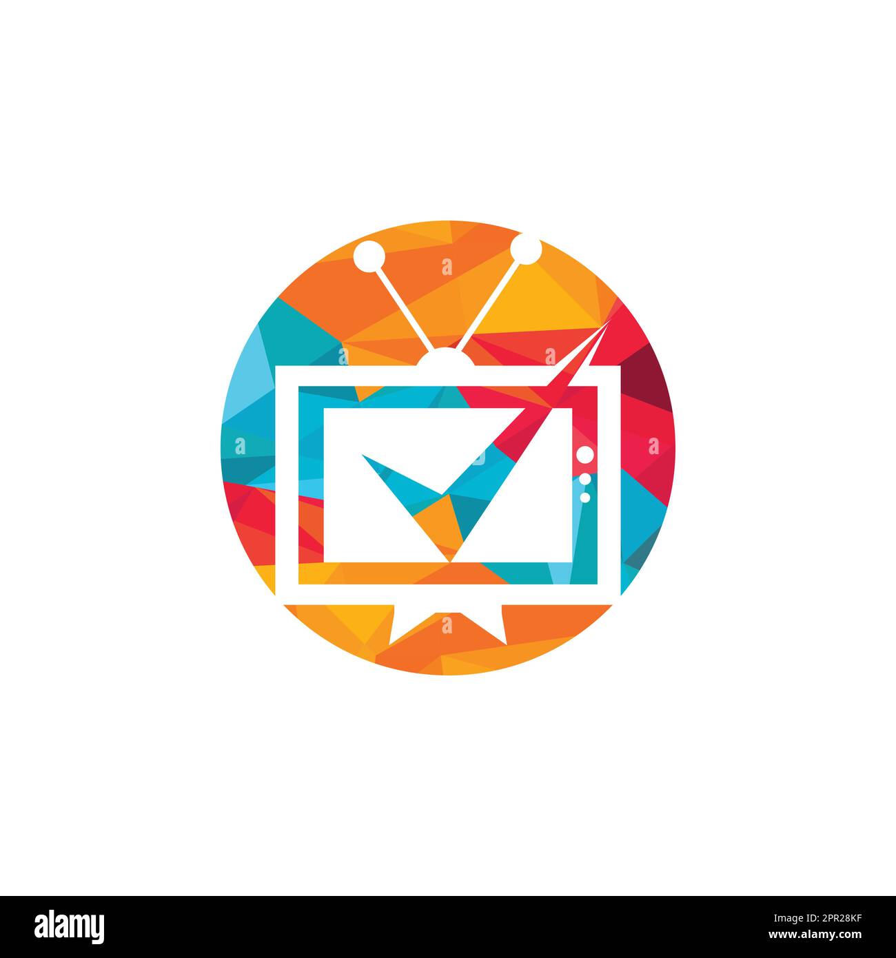Television check logo vector design template Stock Vector Image & Art ...