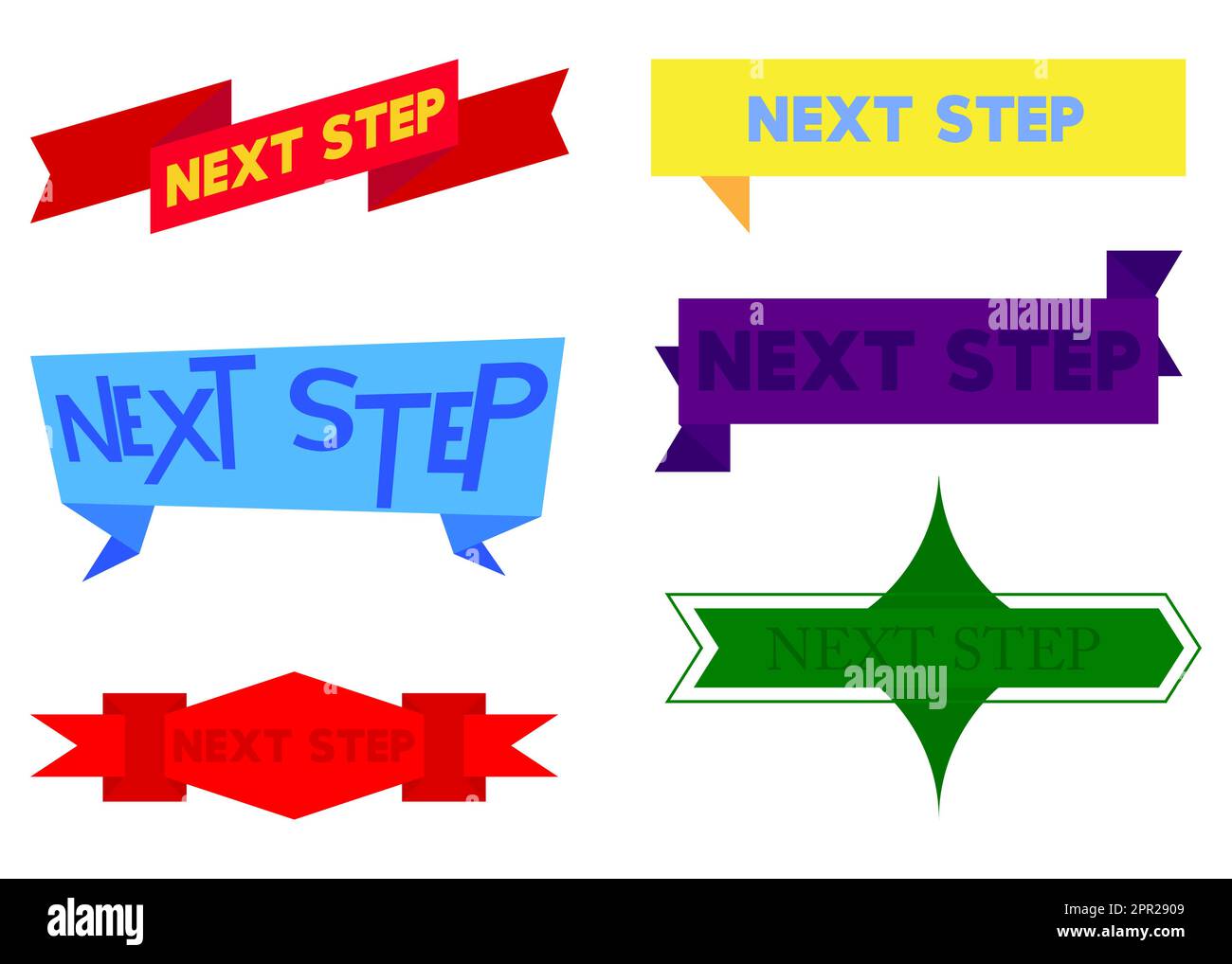 The next step Stock Vector Images - Alamy