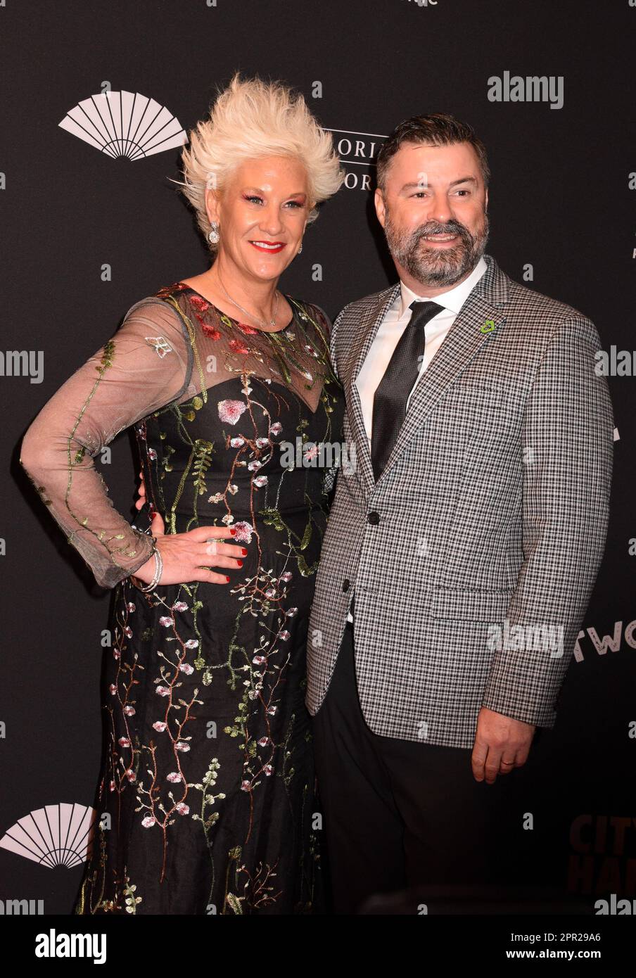 New York, NY, USA. 25th Apr, 2023. Anne Burrell and Stuart Claxton at ...