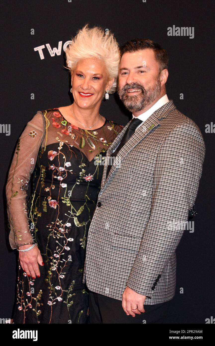 New York, NY, USA. 25th Apr, 2023. Anne Burrell and Stuart Claxton at ...