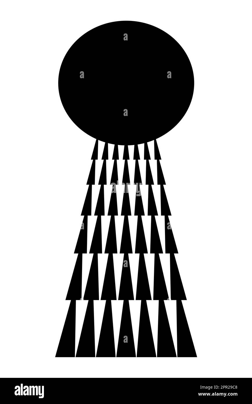 Sun with rays, symbol and hieroglyph in ancient Egyptian religion Stock ...
