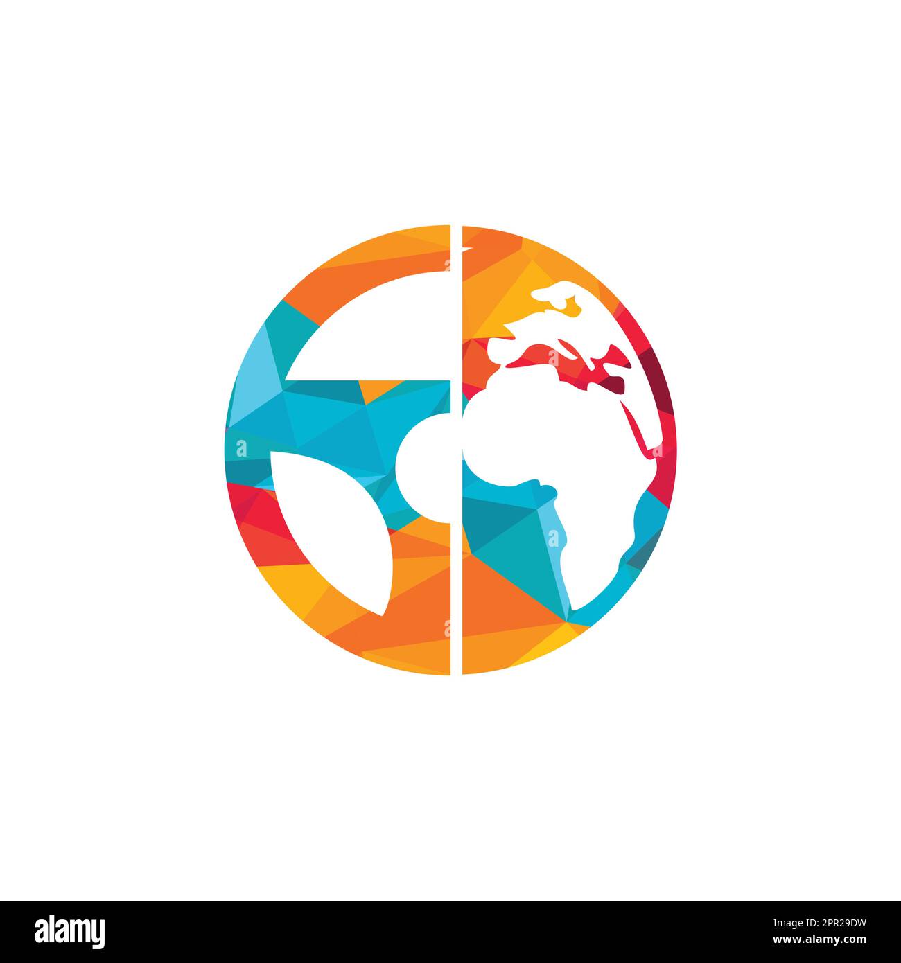 Drive world vector logo design. Steering wheel and world symbol or icon ...