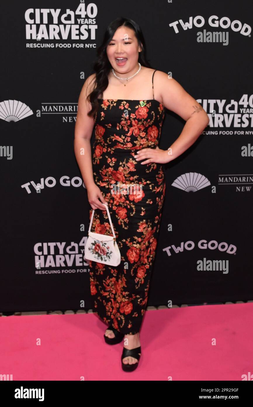 New York, USA. 25th Apr, 2023. Dara Yu attends the "City Harvest 40th ...
