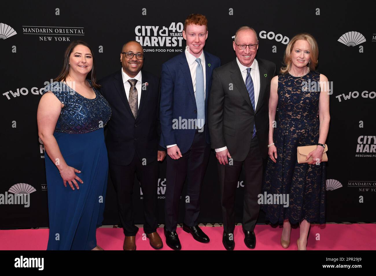 New York, USA. 25th Apr, 2023. Carmel Urbaez, Pedro Urbaez, William ...