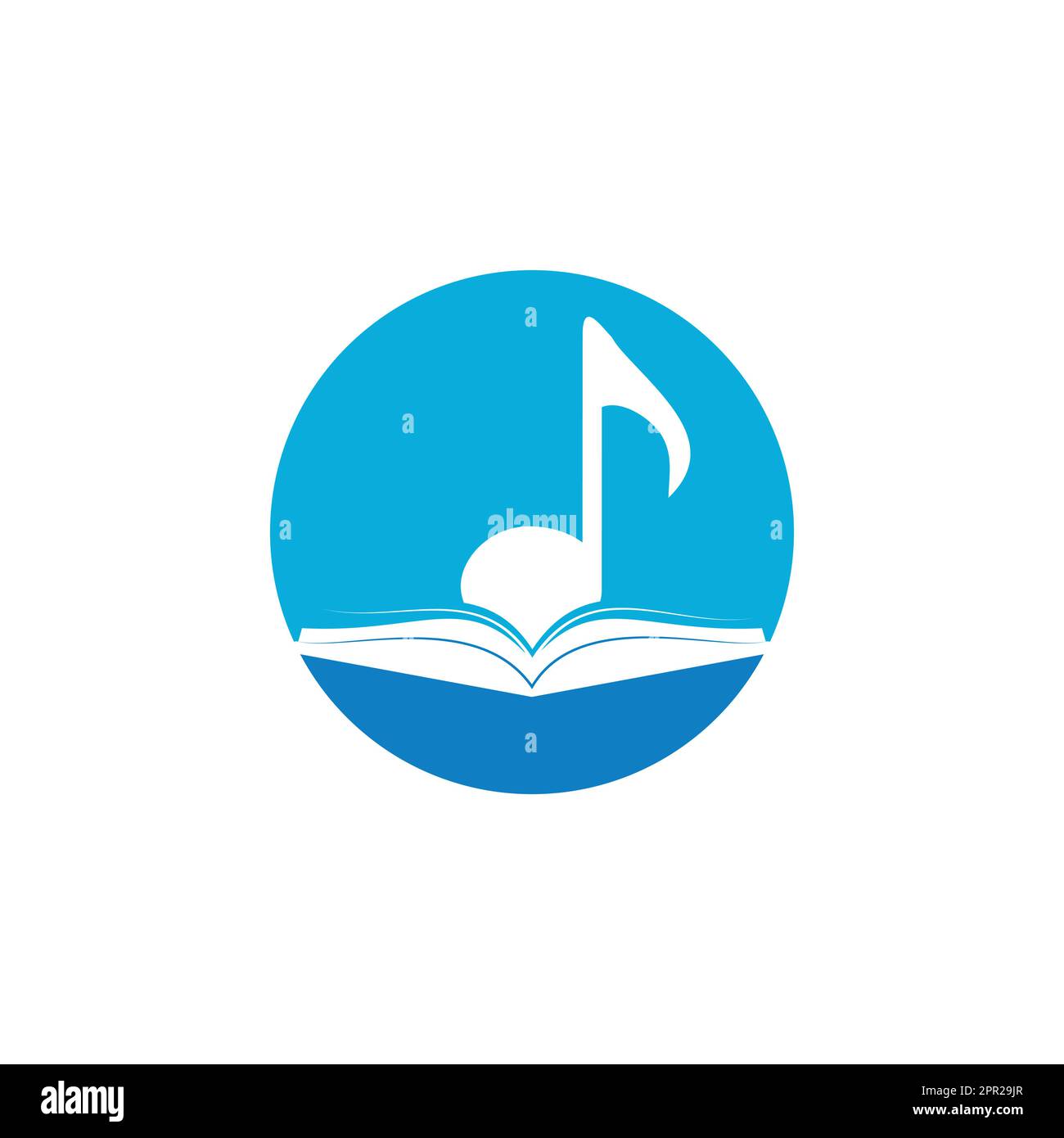 Music book vector logo design. Book and music note icon design Stock ...