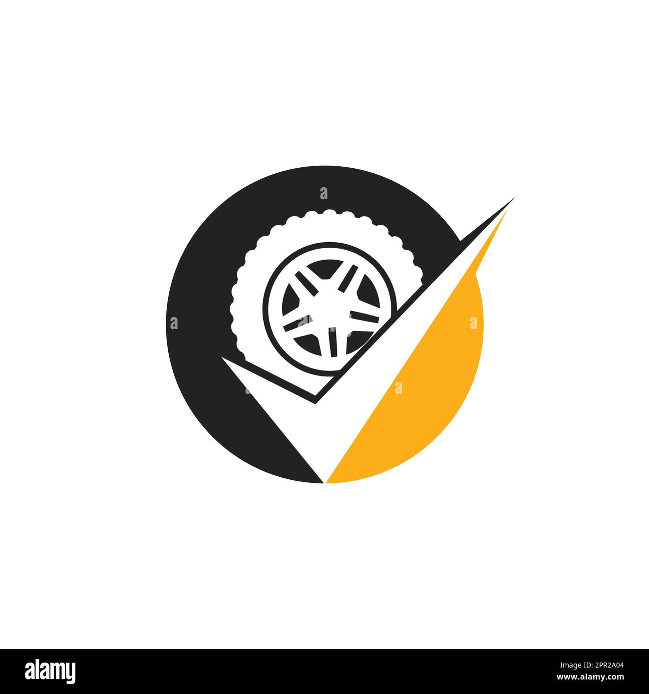 Tire check vector logo design. Tire and tick icon concept Stock Vector ...