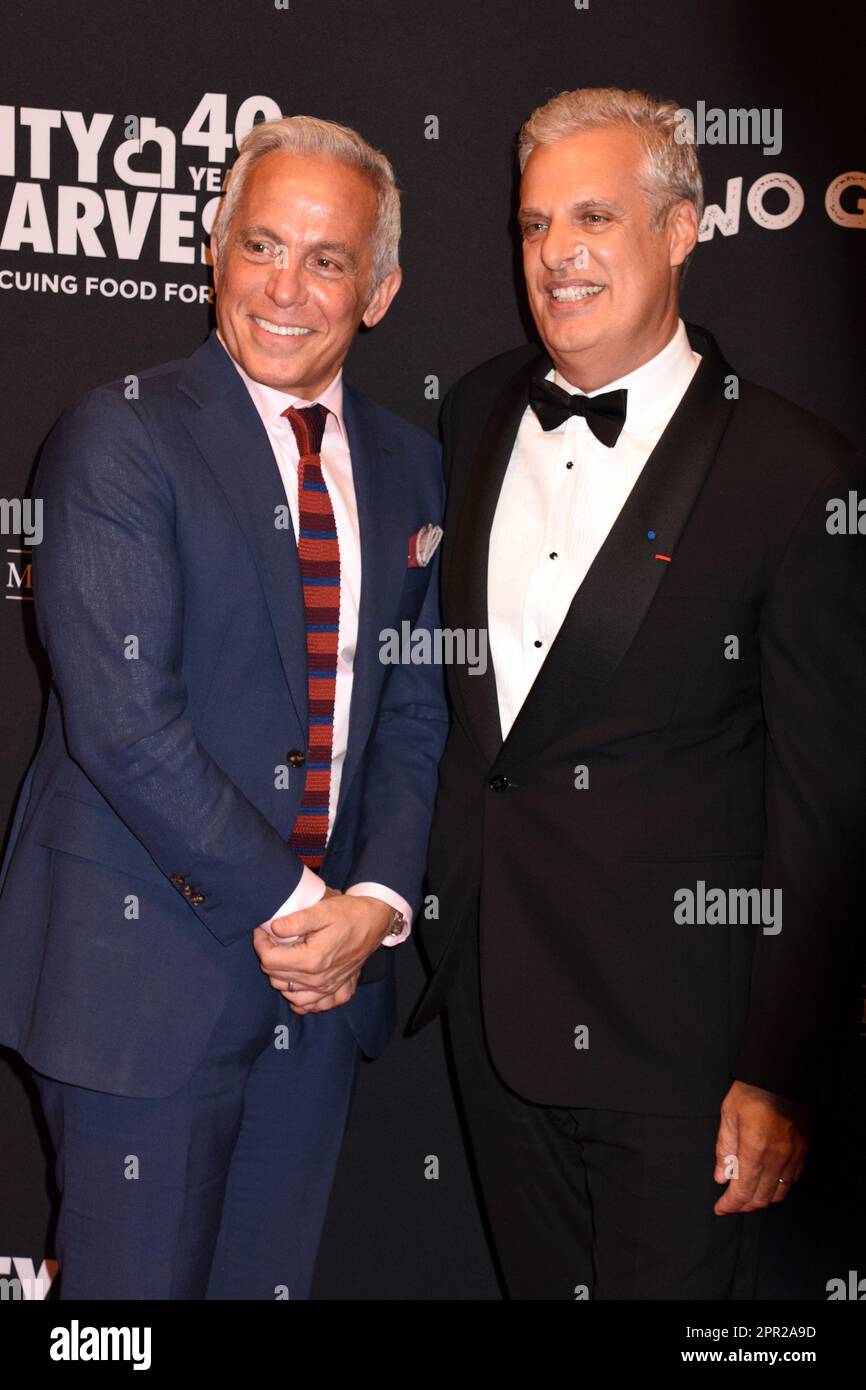 New York, NY, USA. 25th Apr, 2023. Geoffrey Zakarian and Eric Ripert at ...