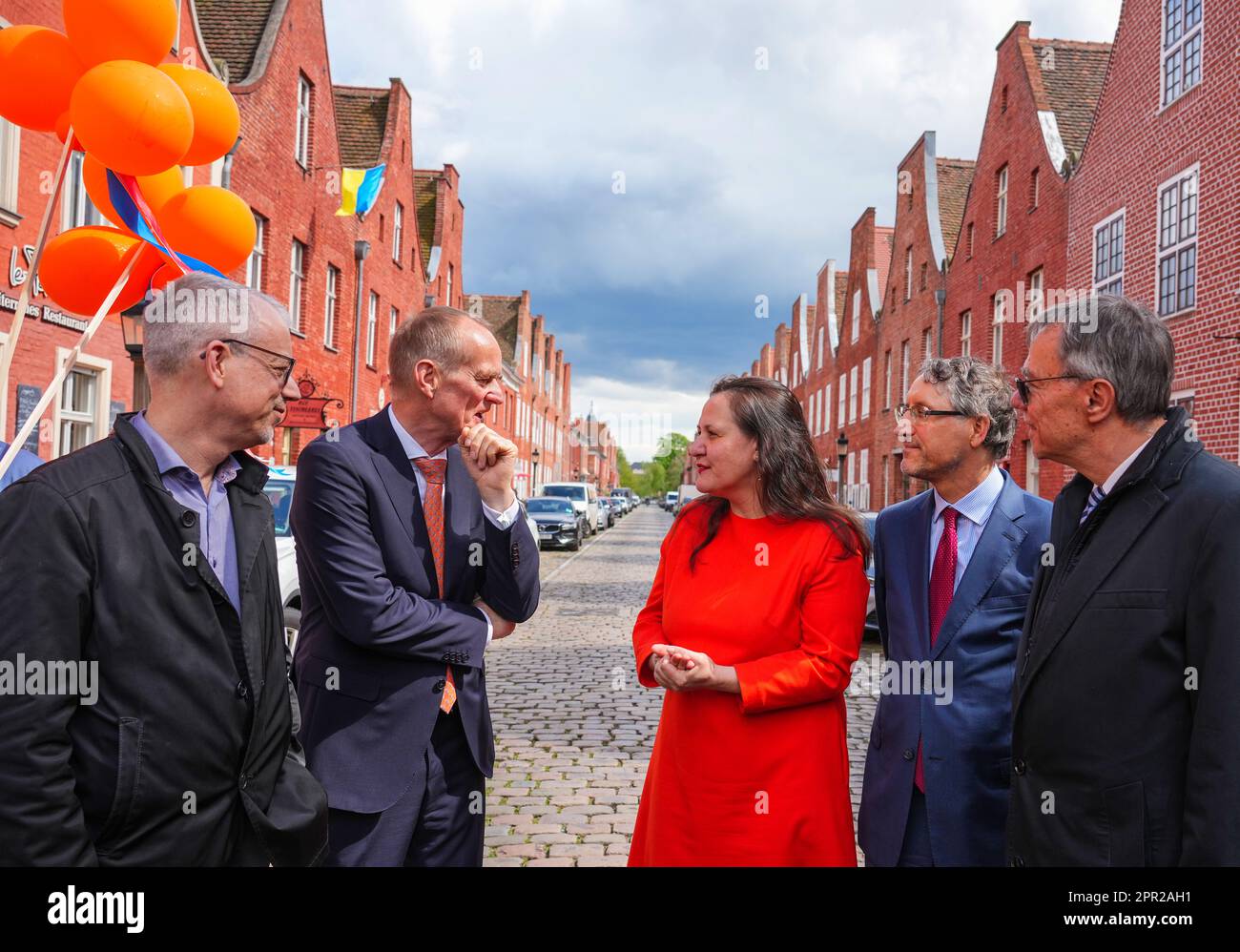 24 April 2023, Brandenburg, Potsdam: Christoph Martin Vogtherr (l-r ...
