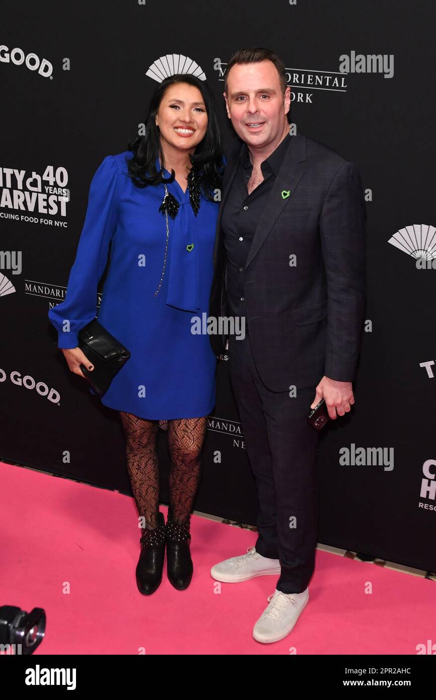 New York, USA. 25th Apr, 2023. Klavdia Ramnareine and Markus Glocker ...