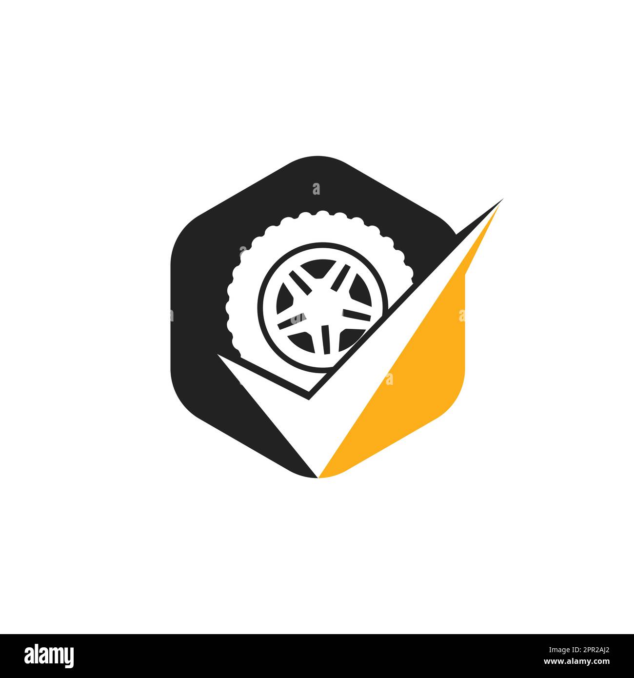 Tire check vector logo design. Tire and tick icon concept Stock Vector ...