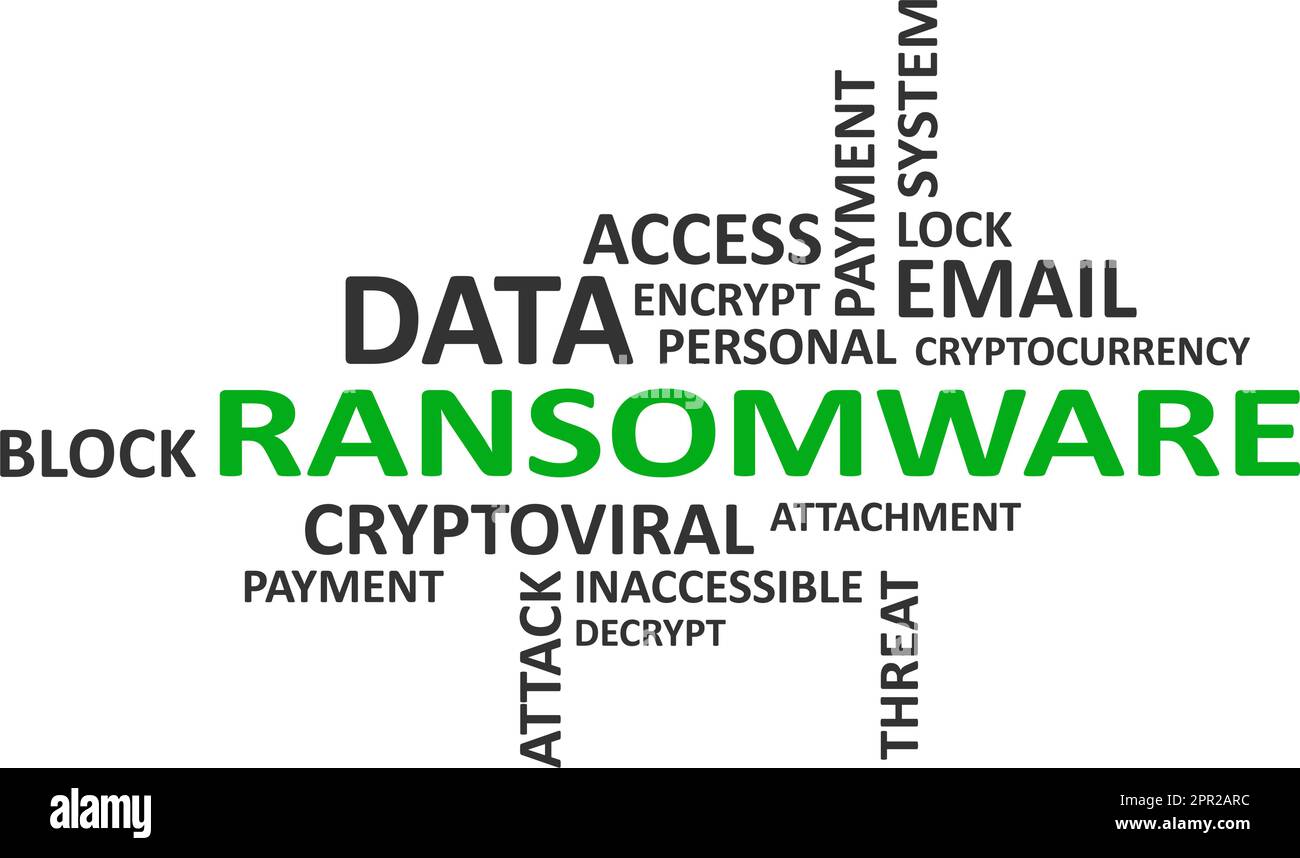 word cloud - ransomware Stock Vector Image & Art - Alamy