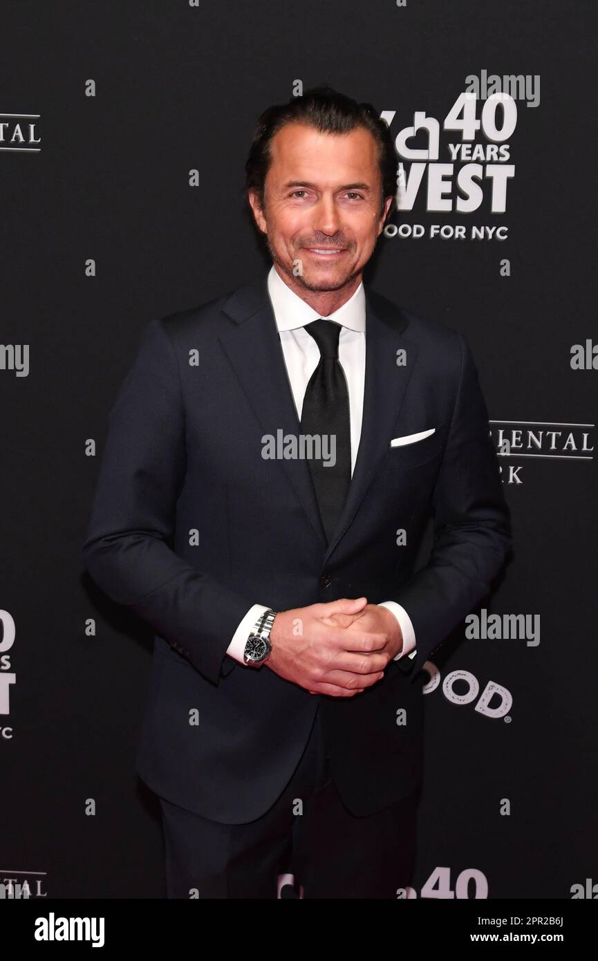 New York, USA. 25th Apr, 2023. William Abadie attends the "City Harvest ...