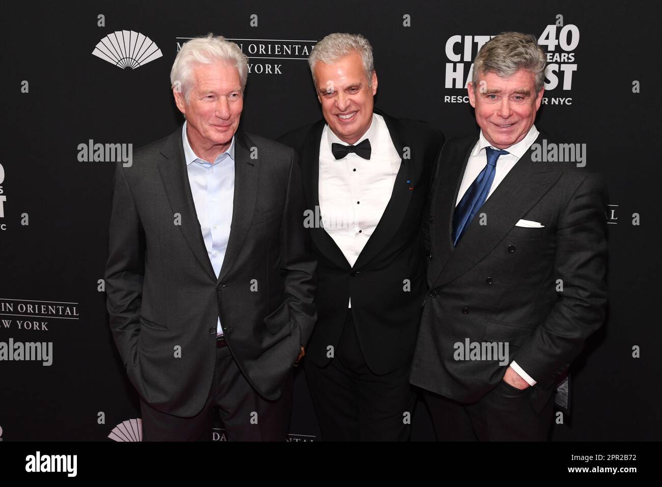 New York, USA. 25th Apr, 2023. Richard Gere, Eric Ripert, Jay McInerney ...